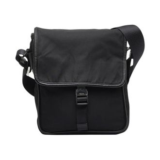 Prada Pre-owned Tessuto Crossbody Bag - Femme - Pre-owned - Noir - Taille: ONE Size