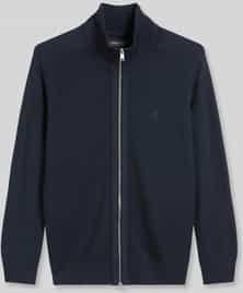 Marc O'Polo Regular Fit Strickjacke aus reiner Baumwolle
