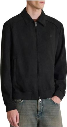 Antony Morato Fleece Regular Fit in Suede - - Jackets - Herren - Schwarzk - XL