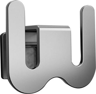 DOITOOL Wandmontierter Aluminium Schuhhalter für Hausschuhe und Badelatschen Platzsparend Nagelfrei Multifunktional mit Ablaufeffekt für Badezimmer Flur und W