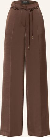 Marc Cain Marlenehose Warri Aus Satin braun