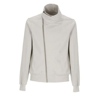 Rick Owens Homme, Sweatshirts et sweats &agrave; capuche, Beige, Taille: M SweaT-shirt zipp&eacute;