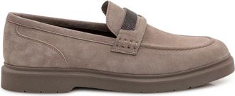 Brunello Cucinelli Femme, Chaussures, Bleu, Taille: 37 EU Mocassins Penny