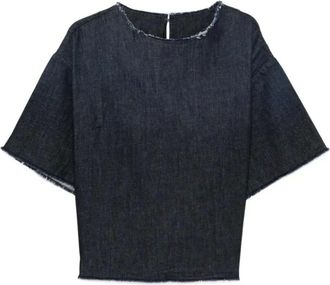 Nine In The Morning Femme, Blouses et Chemises, Bleu, Taille: 38 FR Rebe Shirt