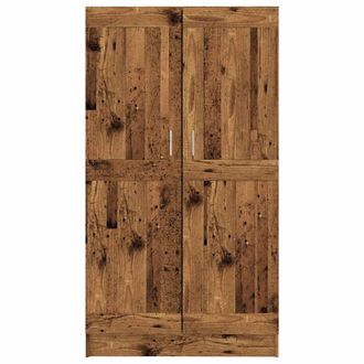 Generic B&uuml;cherschrank mit 2 T&uuml;ren, Moderner Aufbewahrungsschrank aus Holzwerkstoff, Freistehendes B&uuml;cherregal f&uuml;r Wohnzimmer, Heimb&uuml;ro und Arbeitszimmer (Alte