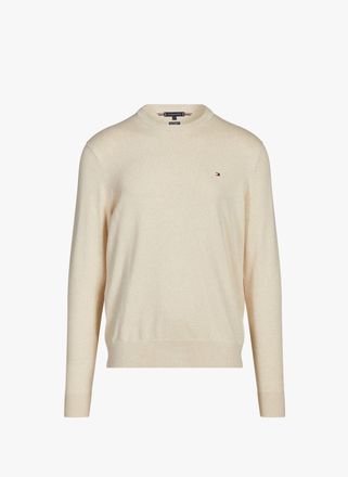 Tommy Hilfiger Pull col rond en coton et cachemire