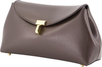 Toteme Leather Clutch - Black