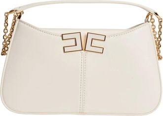 Elisabetta Franchi Femme, Sacs, Beige, Taille: ONE Size Shoulder Bag