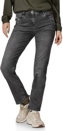 Cecil B378532 Jean avec détail bouclé, Mid Grey Used Wash, 29W / 28L Femmes
