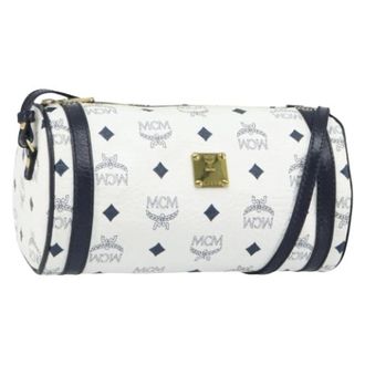 MCM Sac bandouli&egrave;re en plastique Pre-owned - Femme - Pre-owned - Blanc - Taille: ONE Size