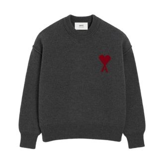 Ami De Coeur Pullover - - Knitwear - Herren - Grau - S