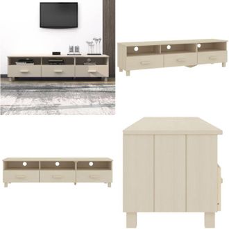 vidaXL Vidaxl - TV-Schrank hamar Honigbraun 158x40x40 cm Massivholz Kiefer - TV-Schrank - Holzm&ouml;bel - Wohnzimmerschrank - Regal - Aufbewahrung - Home &