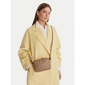 Calvin Klein Handtasche Calvin Klein Quilted Camera Bag LV04F3328G Beige