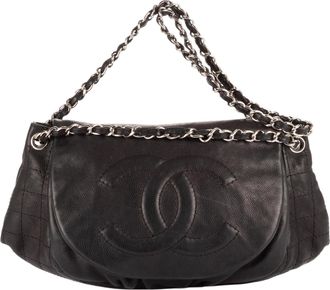 Chanel Crossbody Bags - Half moon tote - Gr. unisize - in Schwarz - f&uuml;r Damen