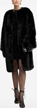 Silvian Heach manteau en fourrure artificielle - Noir