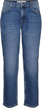 Vero Moda Vero Moda Jean Coupe Droite VMCKYLA Taille Moyenne Straight Fit Jeans Medium Blue Denim 44 32 Medium Blue Denim (US) 44 / L32