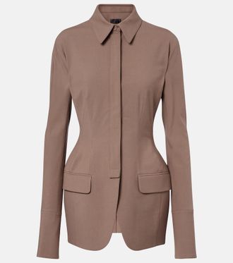 MUGLER Veste &agrave; basques
