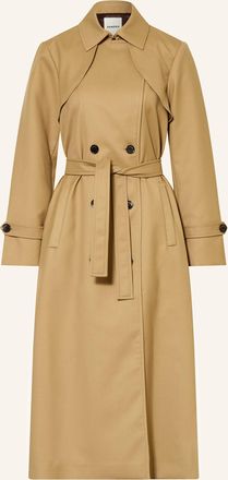 Sandro Sandro Trenchcoat Mit Plissees beige