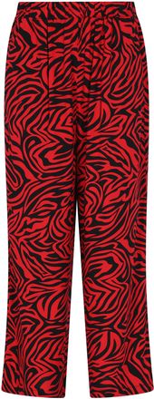 Mymo Hose Frauen schwarz rot