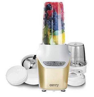 Camry Camry CR 4071 Blender Personal - Kraftvolle Nutri Golden & White, Mehrfarbig, Einheitsgr&ouml;&szlig;e