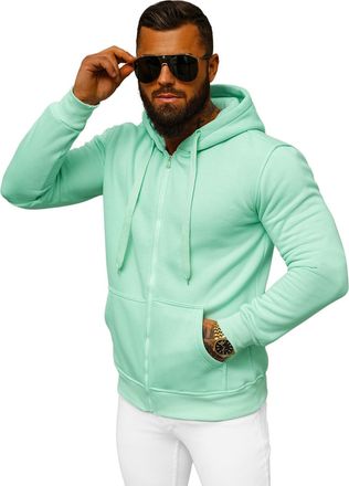 OZONEE Herren Hoodie Sweatjacke Kapuzenpullover Sweatshirt Farbvarianten Kapuzenjacke Kapuzenpulli mit Rei&szlig;verschluss Langarm Sport Style Casual Fitness Trai