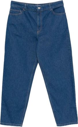 Maison Kitsun&eacute; Homme, Jeans, Bleu, Taille: W33 Wide Jeans