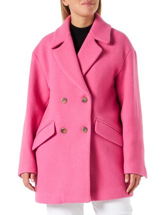 Pinko Damen Colombe Waschtuch Caban, O28_Magenta, 36
