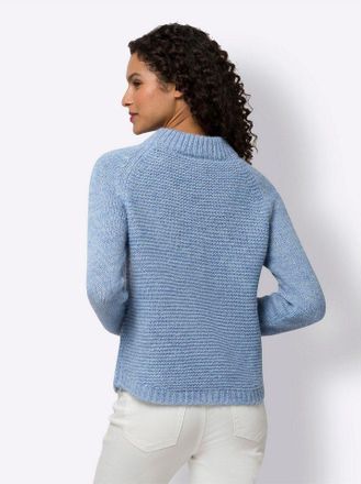Heine Strickpullover Pullover Langarm Links-Strick
