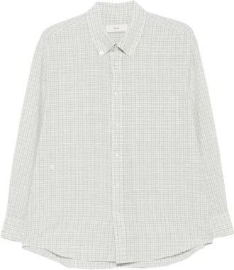 Dunst Femme, Blouses et Chemises, Blanc, Taille: 36 FR Chemise &agrave; Carreaux