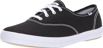 Keds Femme Champion Canvas Lace Up Chaussures de Sport, Black Black Black Ox, 41 EU X-Large