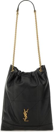 Saint Laurent Womens Shoulder Bag Bo Jamie Black Lambskin