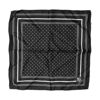 Dolce & Gabbana Ms7711-P Gepunktetes quadratisches Einstecktuch - - Accessories - Herren - Schwarzk - ONE SIZE