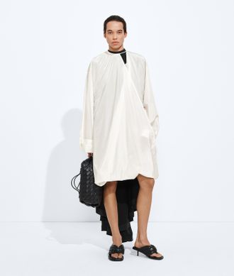 Bottega Veneta Chemise En Taffetas De Soie D&eacute;lav&eacute; - Bottega Veneta