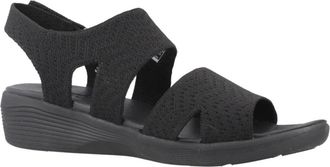 Skechers Femme, Chaussures, Noir, Taille: 39 EU Sandales Plates Modern Muse