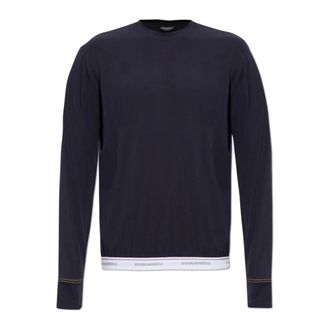 Dsquared2 Homme, Tops, Bleu, Taille: M T-shirt de la ligne Underwear