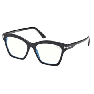 Tom Ford unisex, Accessoires, Noir, Taille: 53 MM Blue Block Square Opticals