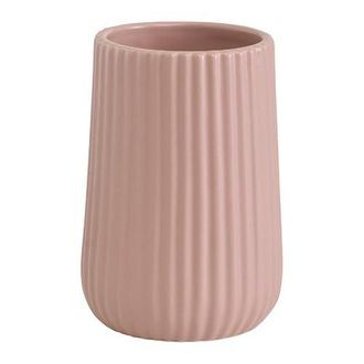 Gedy Marika Porte-Brosse &agrave; Dents en c&eacute;ramique, Rose, 8 x 8 x 11,6 cm
