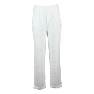 La Martina Femme, Pantalons, Blanc, Taille: 36 FR Cropped Pantalons