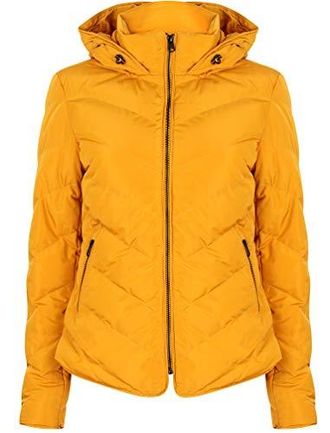 Tokyo Laundry Oracle Doudoune à capuche pour femme - Jaune - 36