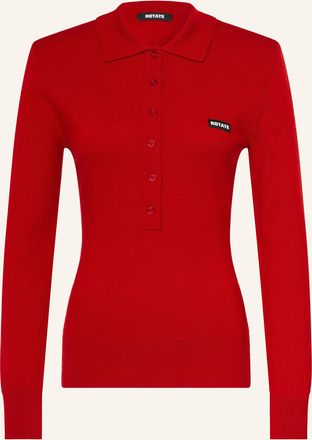 Rotate Rotate Strick-Poloshirt rot
