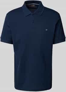 Christian Berg Poloshirt mit Logo-Stitching