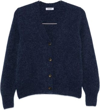 base Cardigan &agrave; col en V en laine Base