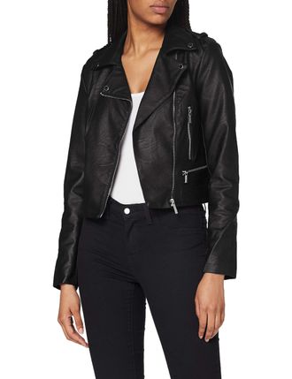 Morgan Gerader Blouson mit Reverskragen Schwarz 40