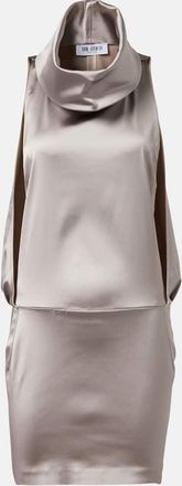The Attico Minikleid aus Satin