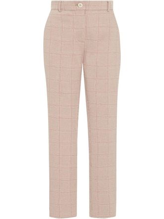 Rosetta Getty pantalon skinny à carreaux - Tons neutres