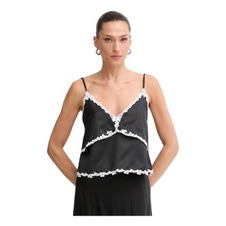 Pinko Canazei Top - - Tops - Damen - Schwarzk - M