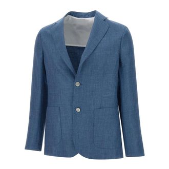 Barba Homme, Vestes, Bleu, Taille: 2XL Blazer Tailleur