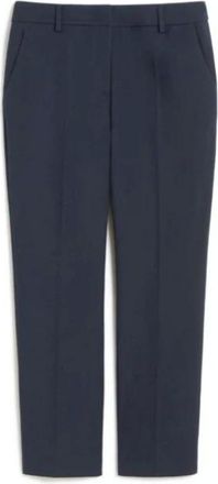Max Mara Femme, Pantalons, Bleu, Taille: 48 FR Cropped Pantalons