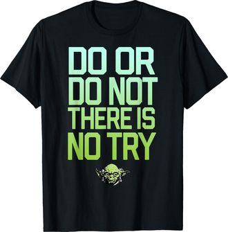 Star Wars Do Or Do Not There Is No Try Yoda Stamp T-Shirt T-Shirt