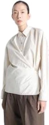 Christophe Lemaire Femme, Blouses et Chemises, Beige, Taille: 40 FR Two Pocket Cropped Jacket